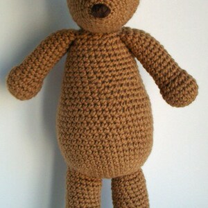 Toasty Teddy Bear Crochet Pattern - Etsy