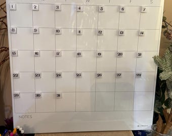 Month and Number Magnets for a Magnetic Calendar, Perpetual Calendar ...