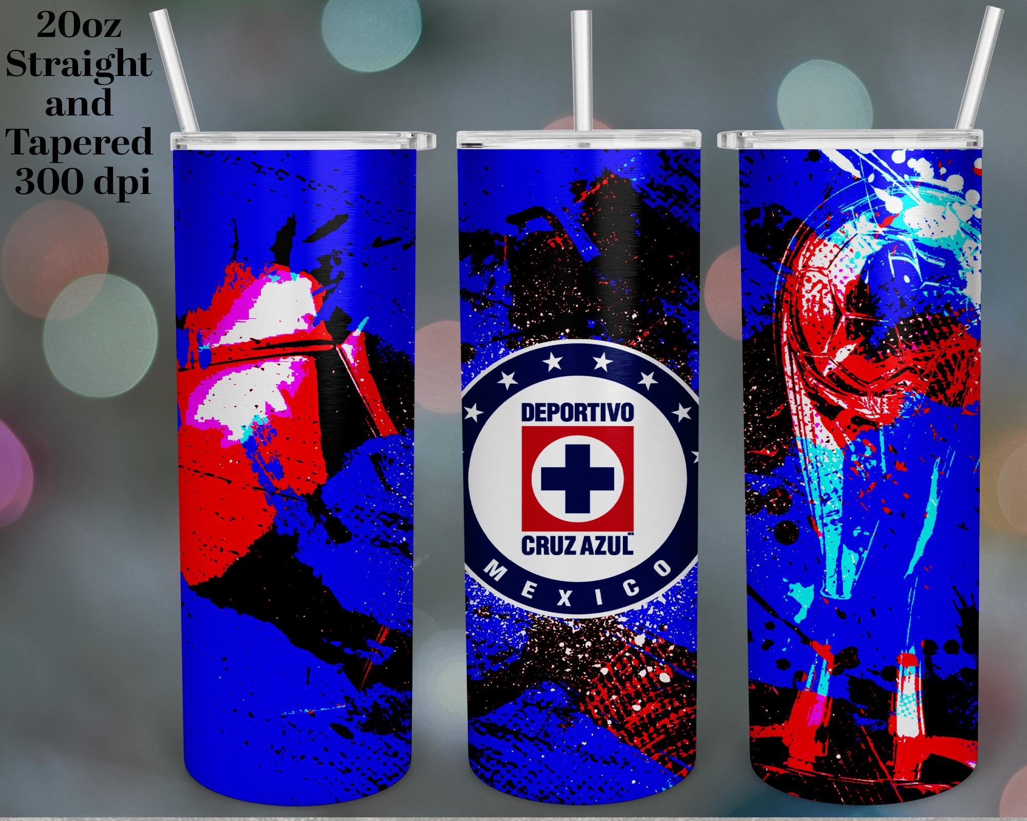 Cruz Azul PNG for Sublimation Skinny Tumbler - Etsy