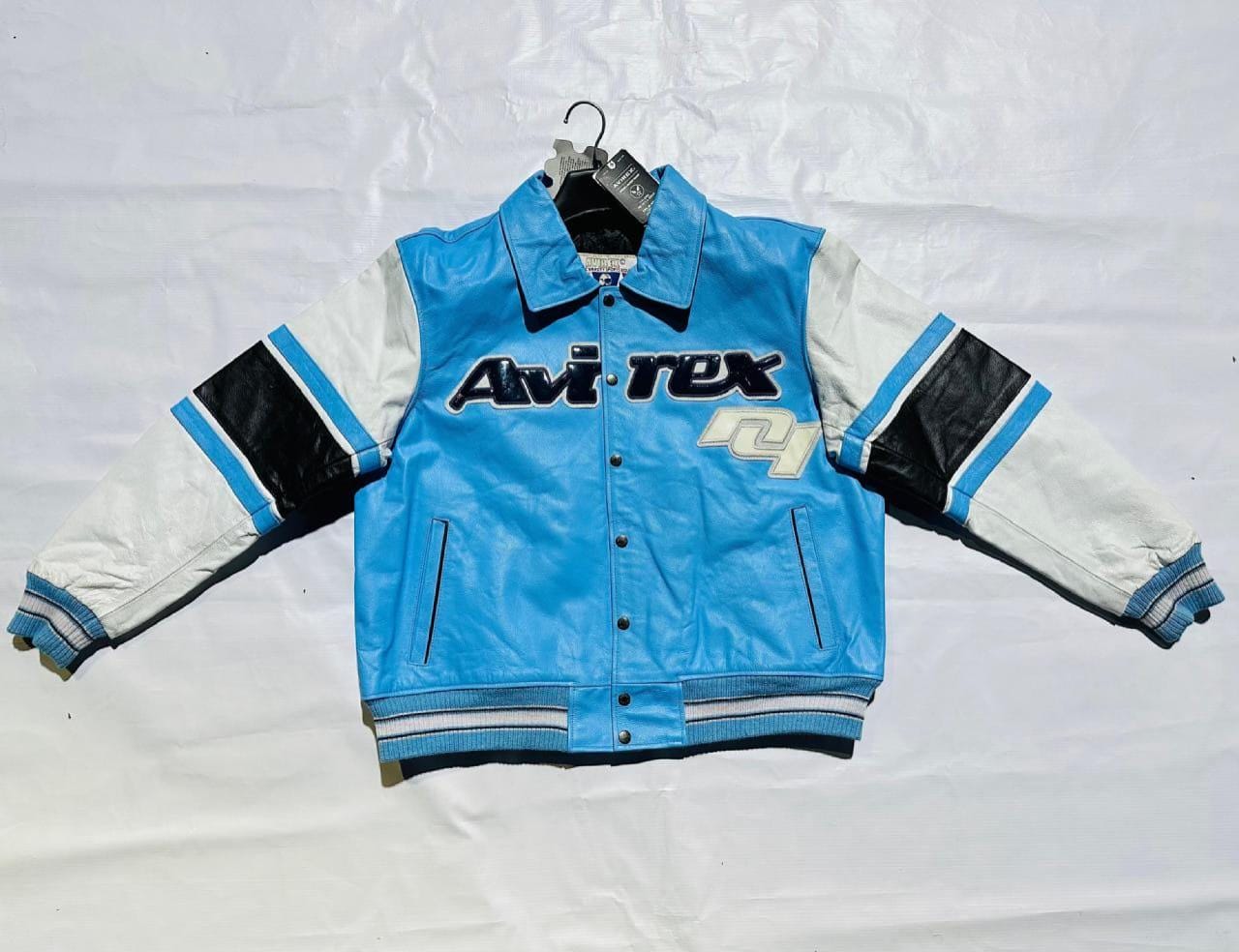 Avirex USA Legend Jacket in Blue Color Goal Leather Jacket New Edition ...