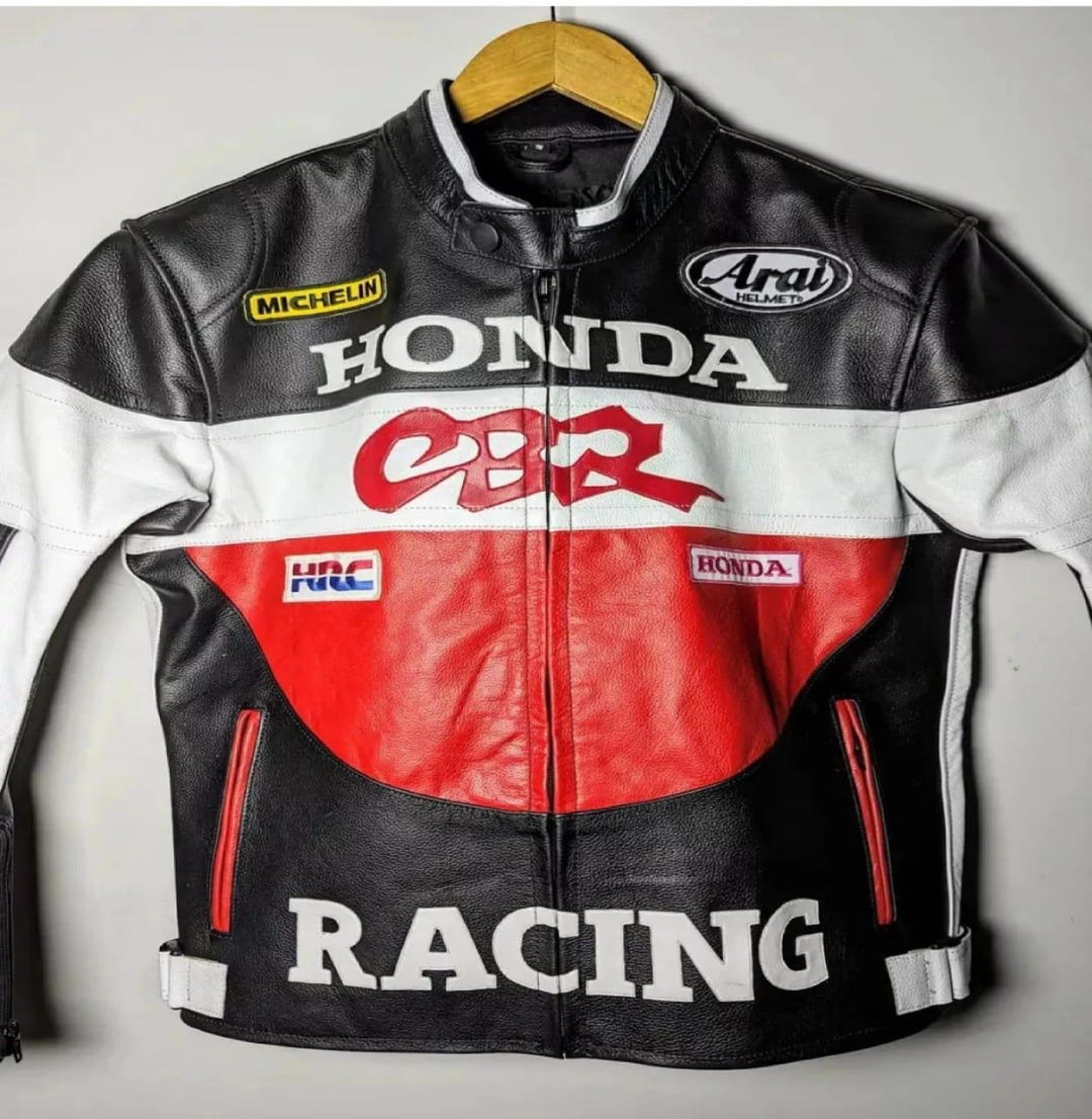 Men's Honda Racing Leather Jacket - Etsy