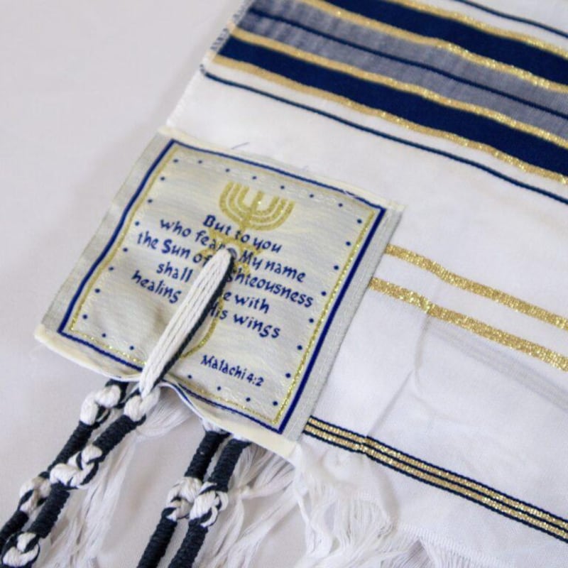 Jewish Tallit Blue - Etsy