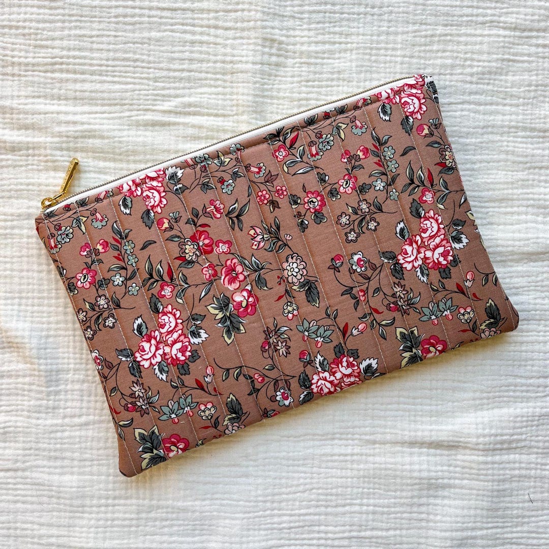 Georgiana Pouch, Jane Austen Inspired iPad Sleeve | Handmade Quilted ...