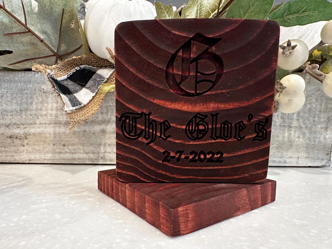 Red Oak Gothic Scribe Set of 4 - Etsy