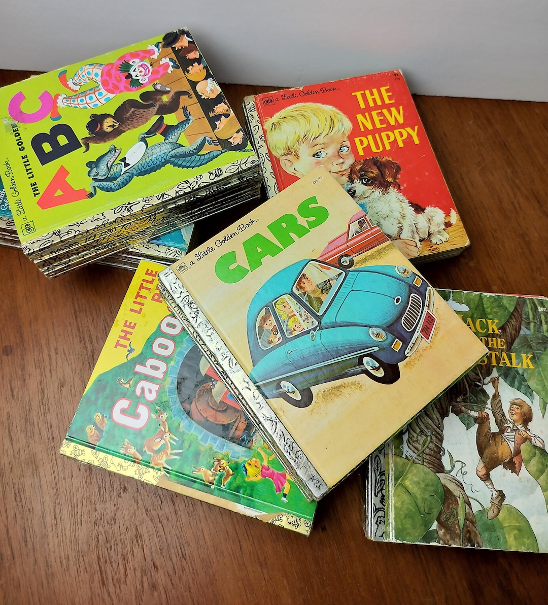 Vintage a Little Golden Book Collection Nostalgic Child's Books LOT of ...