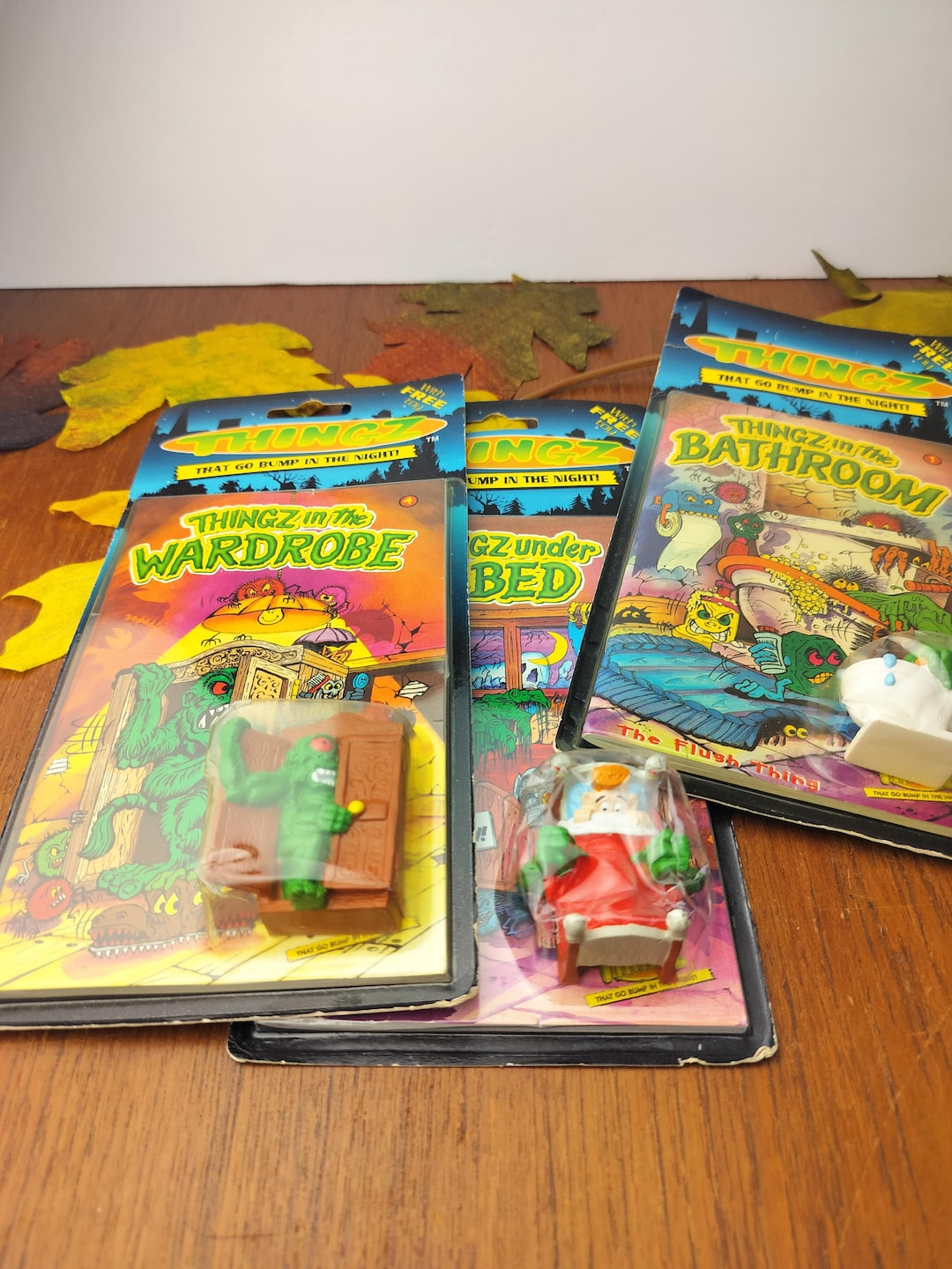 Vintage 90's Toys Thingz That Go Bump in the Night! Book W/ Figure ...