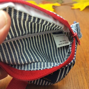 Vintage Osh Kosh B'gosh Denim Blue Stripe MINI Belt Bag Fanny Pack ...