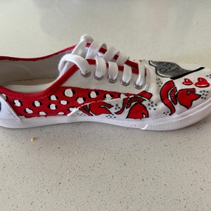 Hand Painted Shoes-customizable-you Supply the Shoes-you Customize the ...