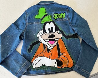 Hand Painted Denim Jacket-customizable-you Supply the Jacket-you ...