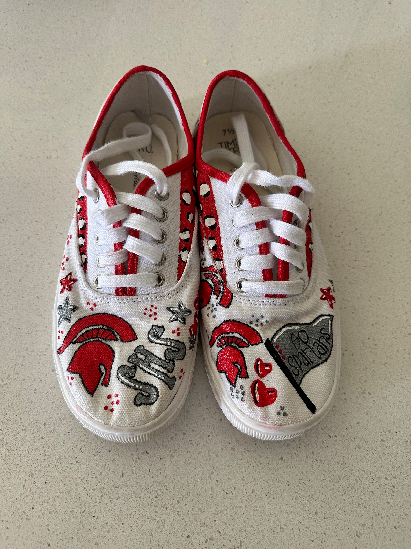 Hand Painted Shoes-customizable-you Supply the Shoes-you Customize the ...