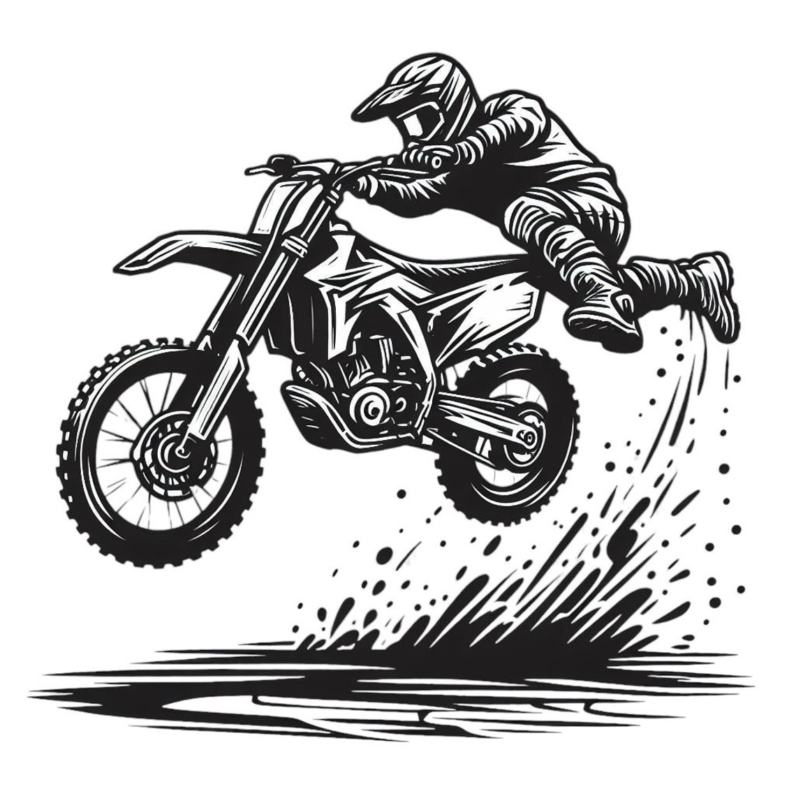 Motorcycle Rider Svg and Png - Etsy