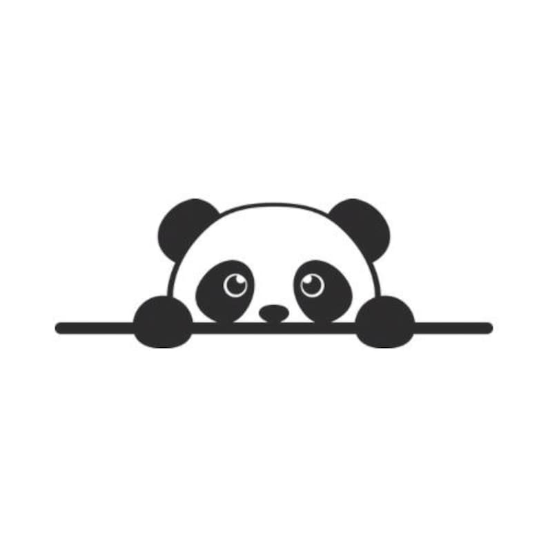 Panda Svg and Png - Etsy