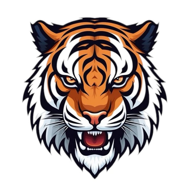 Tiger Svg - Etsy