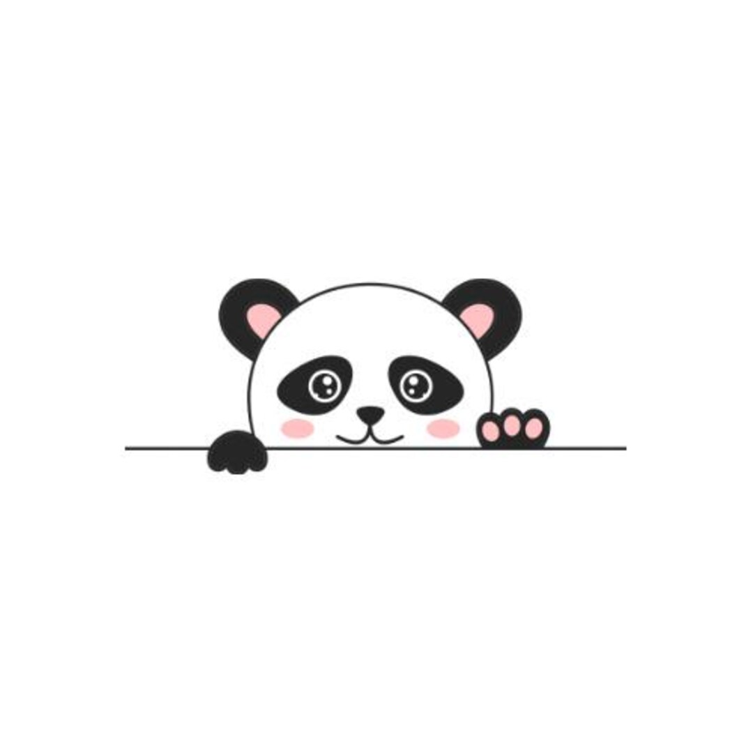 Panda Svg and Png - Etsy