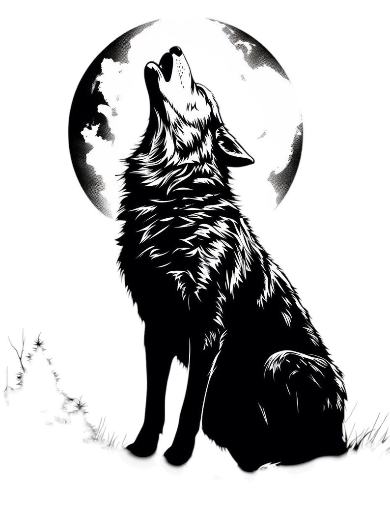 Wolf Svg and Png - Etsy