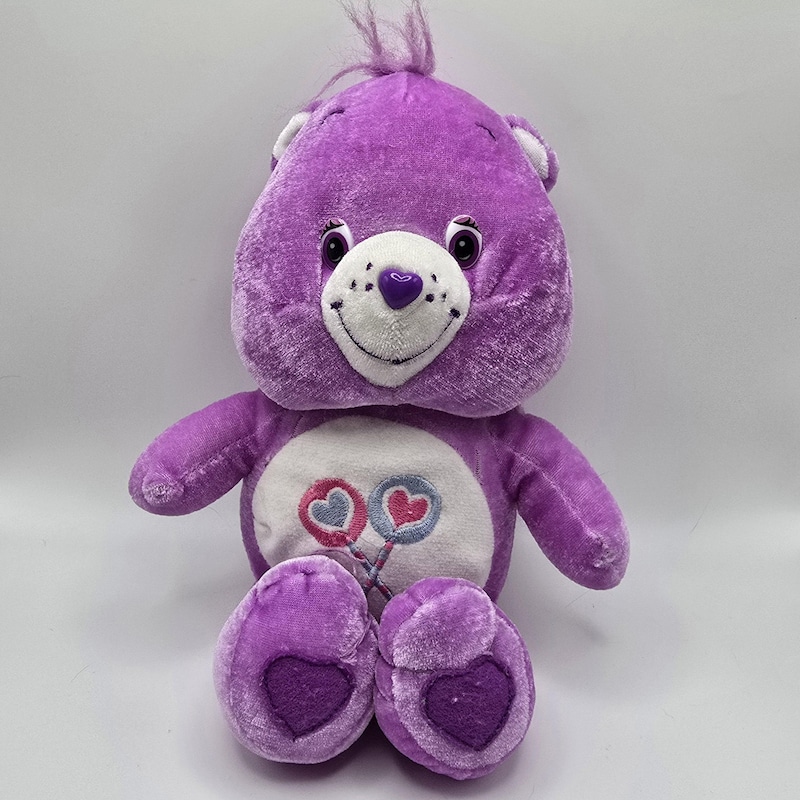 Purple Care Bear Plush - Etsy