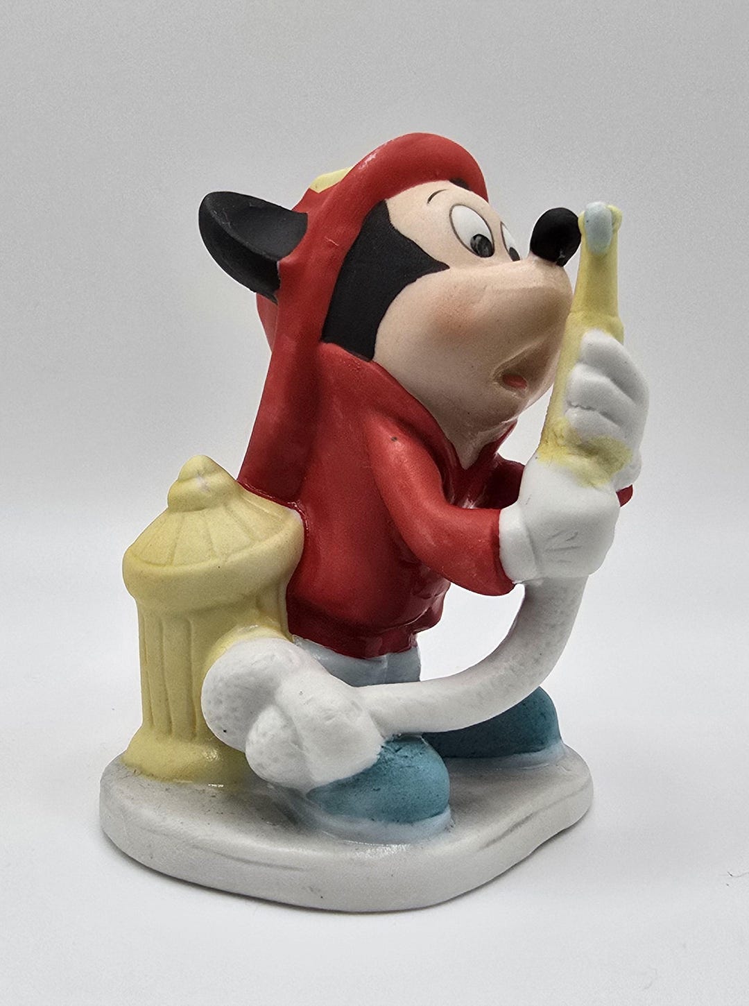 Walt Disney Productions Mickey Mouse Fireman Fire Chief With Hydrant ...
