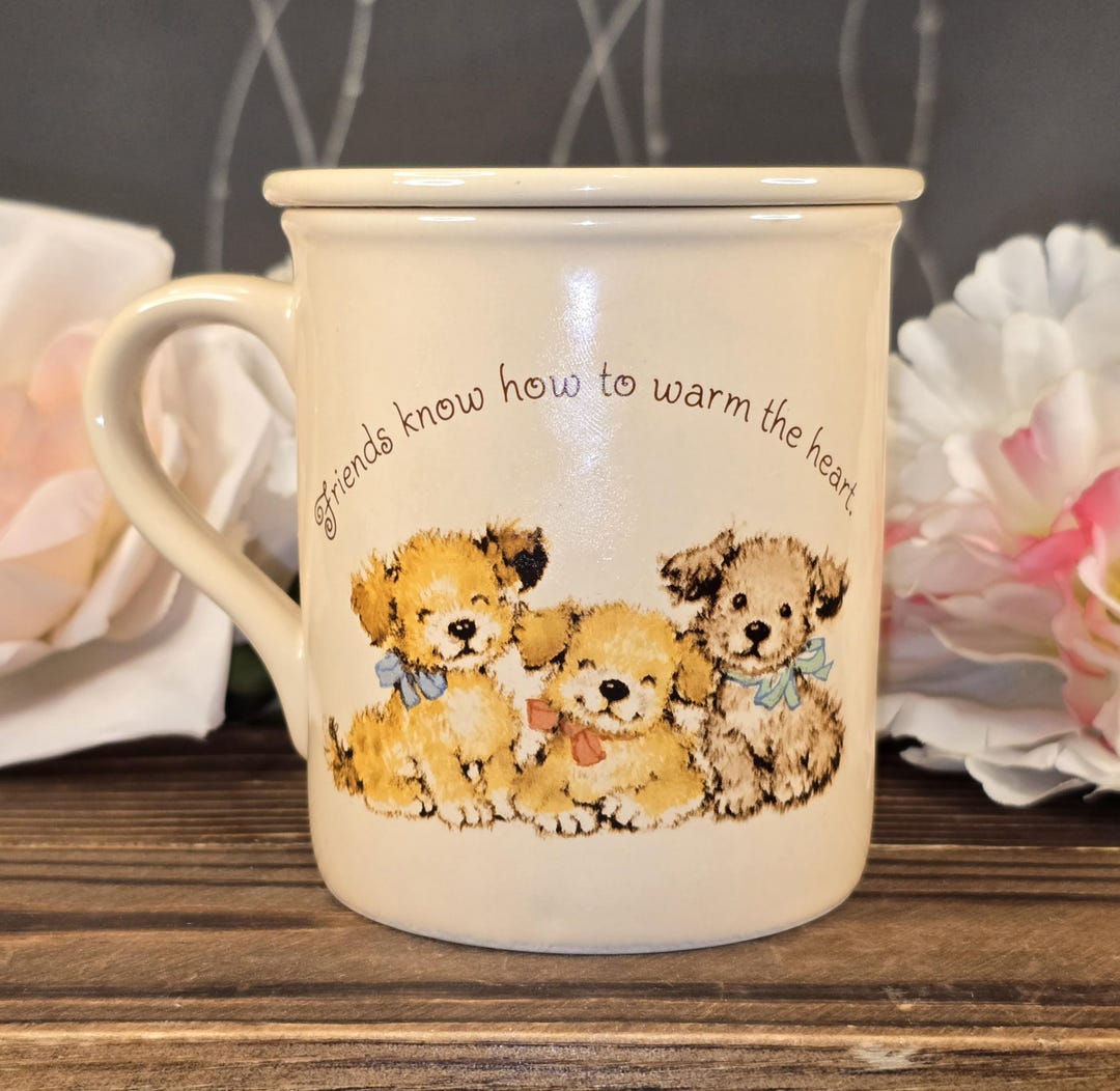 Vintage Hallmark Mug Mates Ceramic Mug With Lid - Etsy