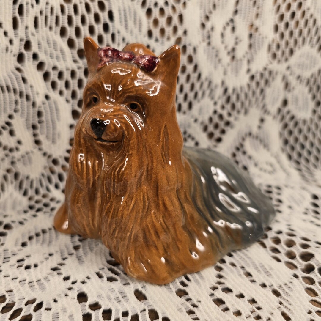 Beswick England Porcelain Yorkshire Terrier Figurine #1944 - Long ...