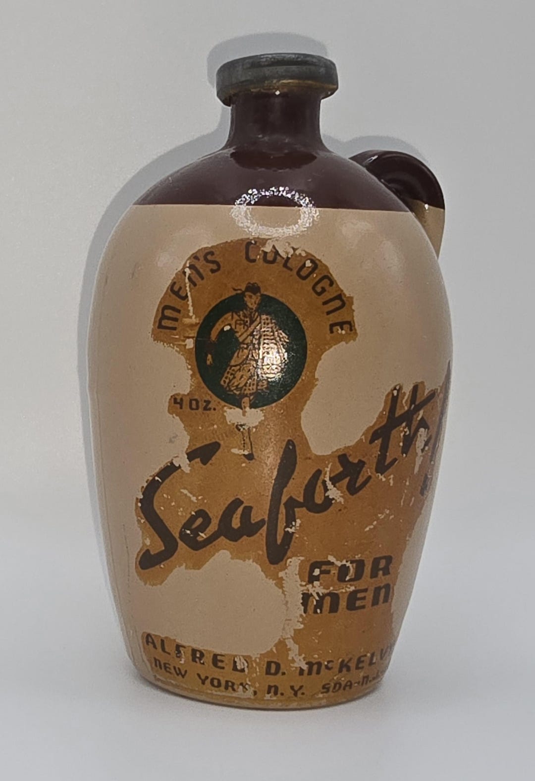 1940s Vintage Seaforth Men's Cologne Bottle With Original Lid - Etsy