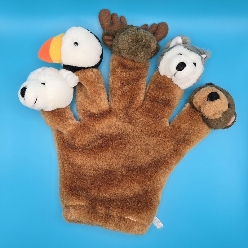 Finger Puppet Plush Animals - Etsy