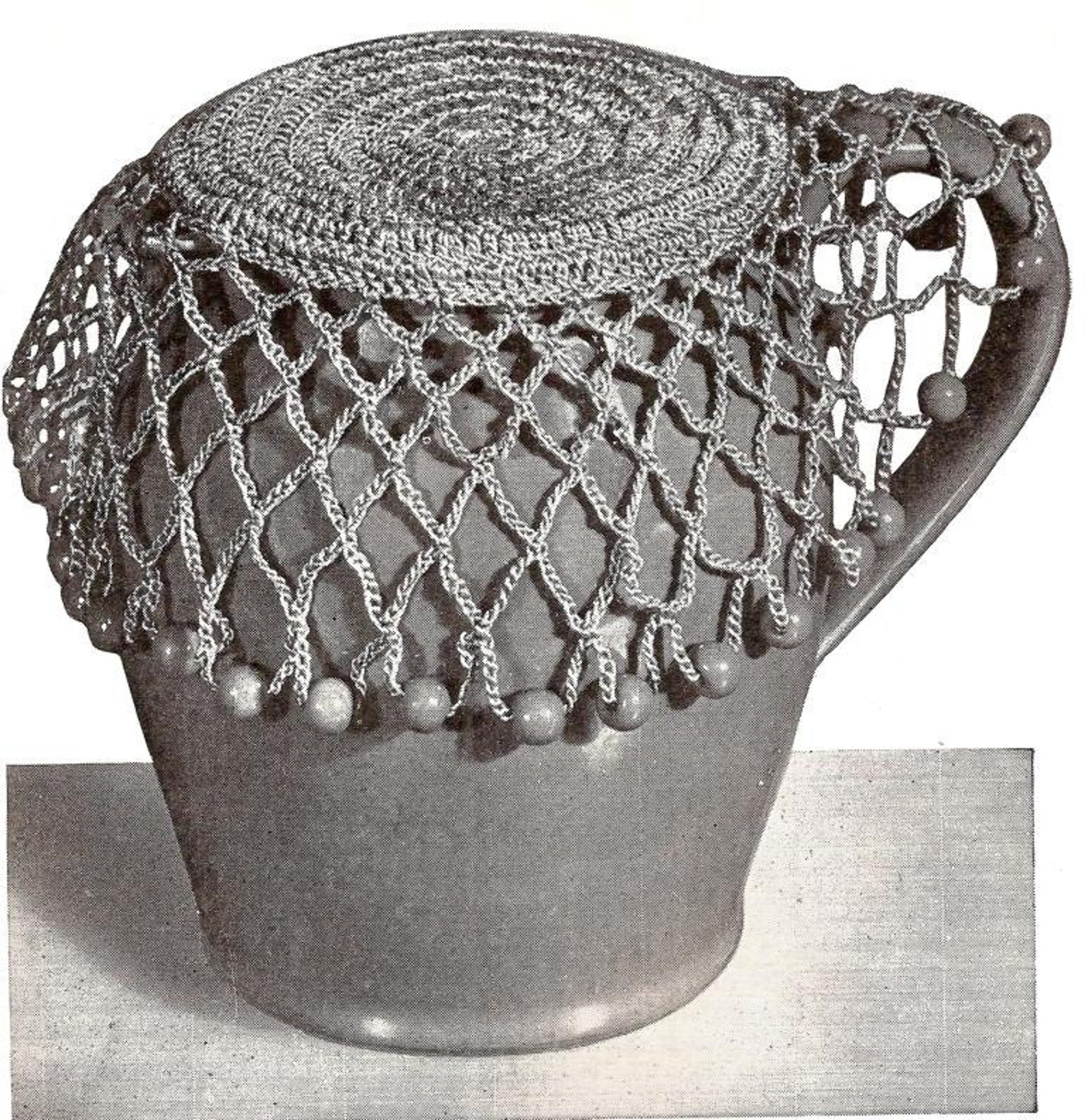 Jug Cover Vintage Crochet Pattern 264 - Etsy