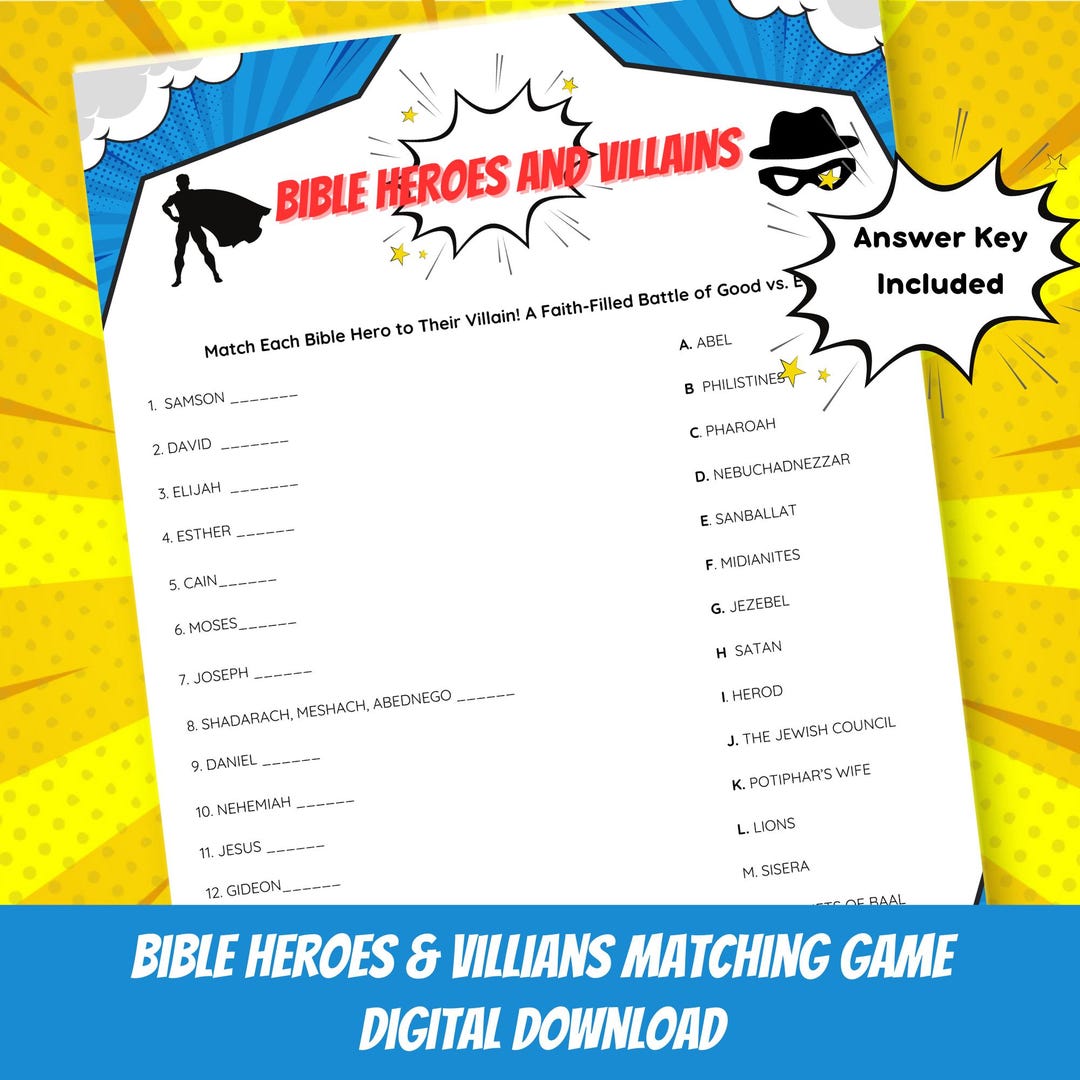 Bible Games for Kids, Church Games, Retreat Games, Bible Activities ...