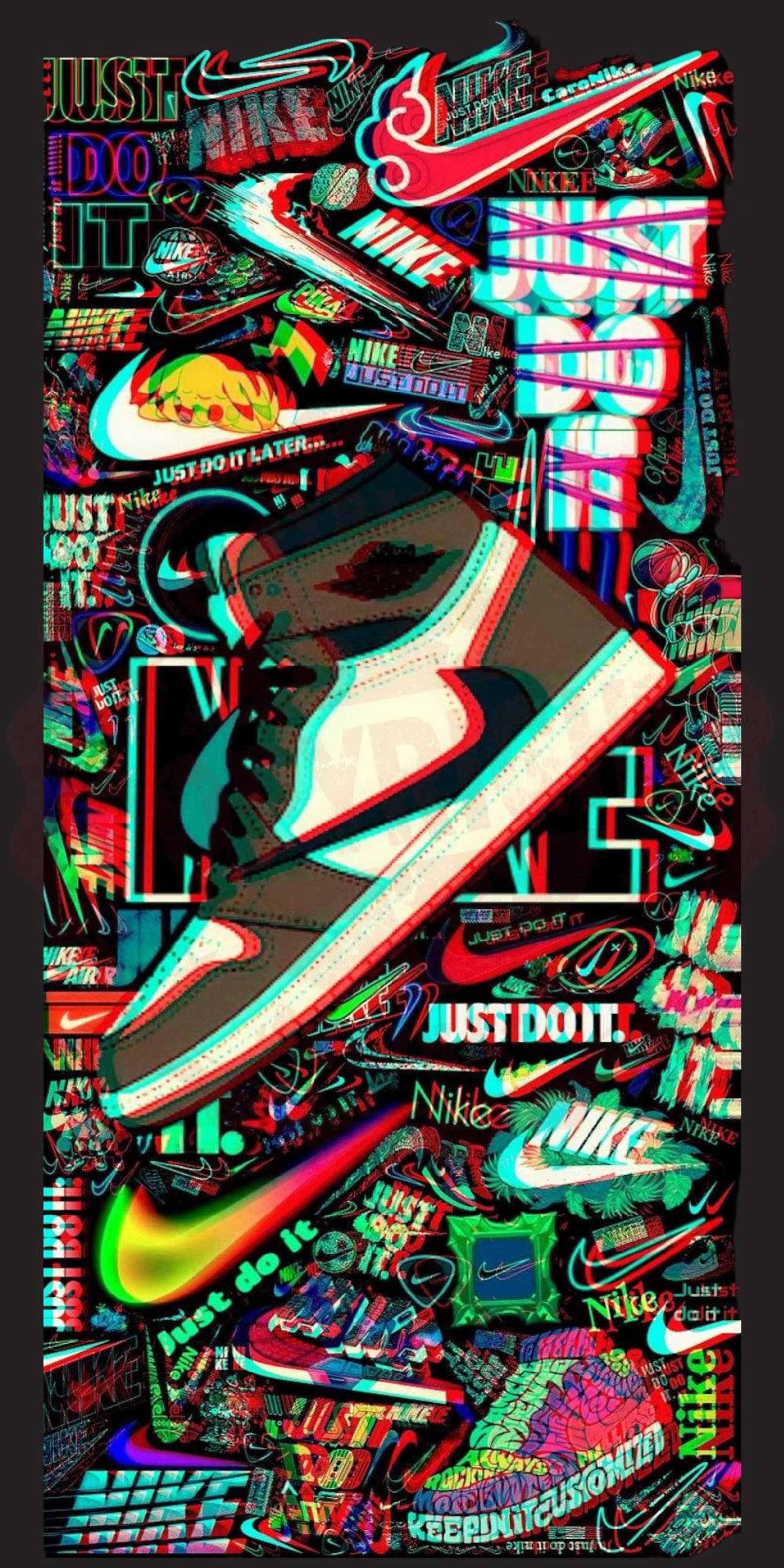 Nike Logo Nike Drip Logo Svg Just Do It Png Sneaker Head File to Print ...