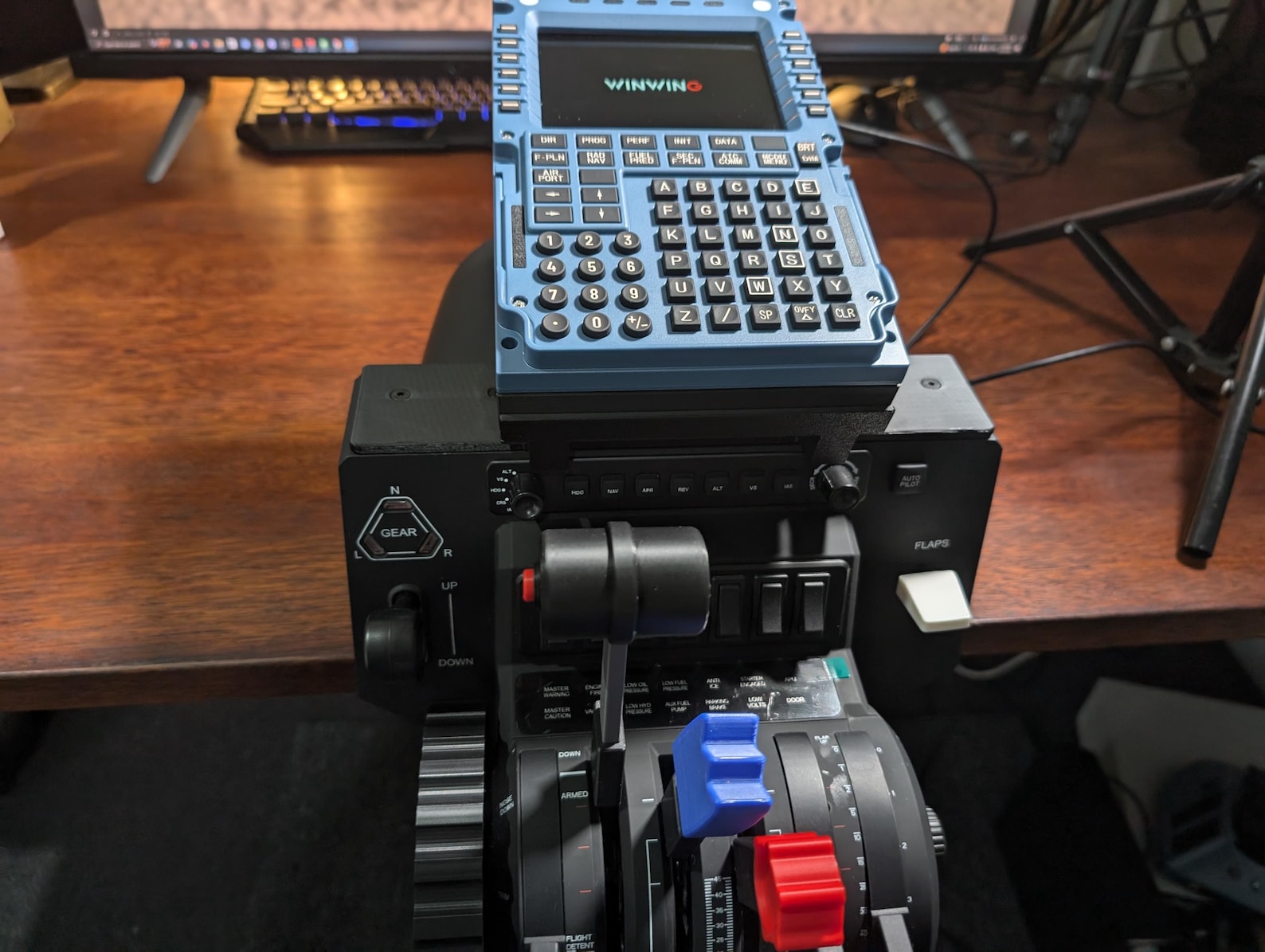 Winwing / WINCTRL Airbus MCDU & Boeing FMS Mount for the Honeycomb ...
