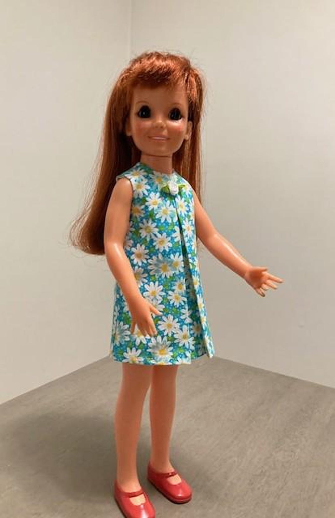 A MOD Party Dress for Dolls Like Vintage Crissy in Cool, Summer-y Aqua ...