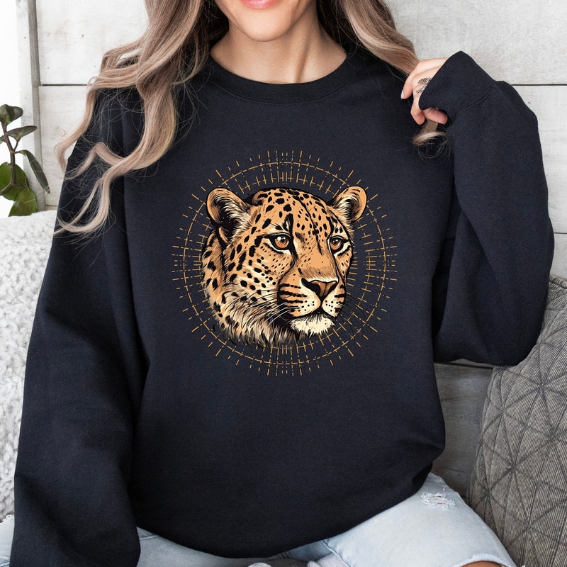 Leopard Sweater - Etsy