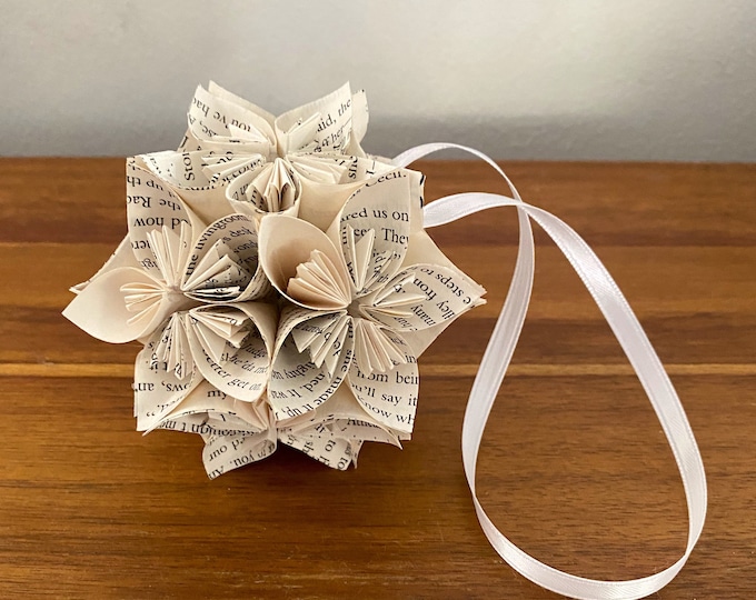To Kill A Mockingbird Book Small Paper Flower Pomander Ornament - First ...
