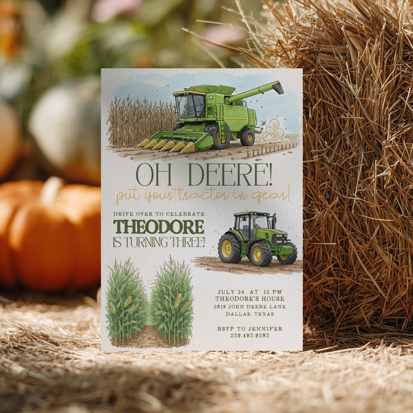 Farm Girl John Deere - Etsy