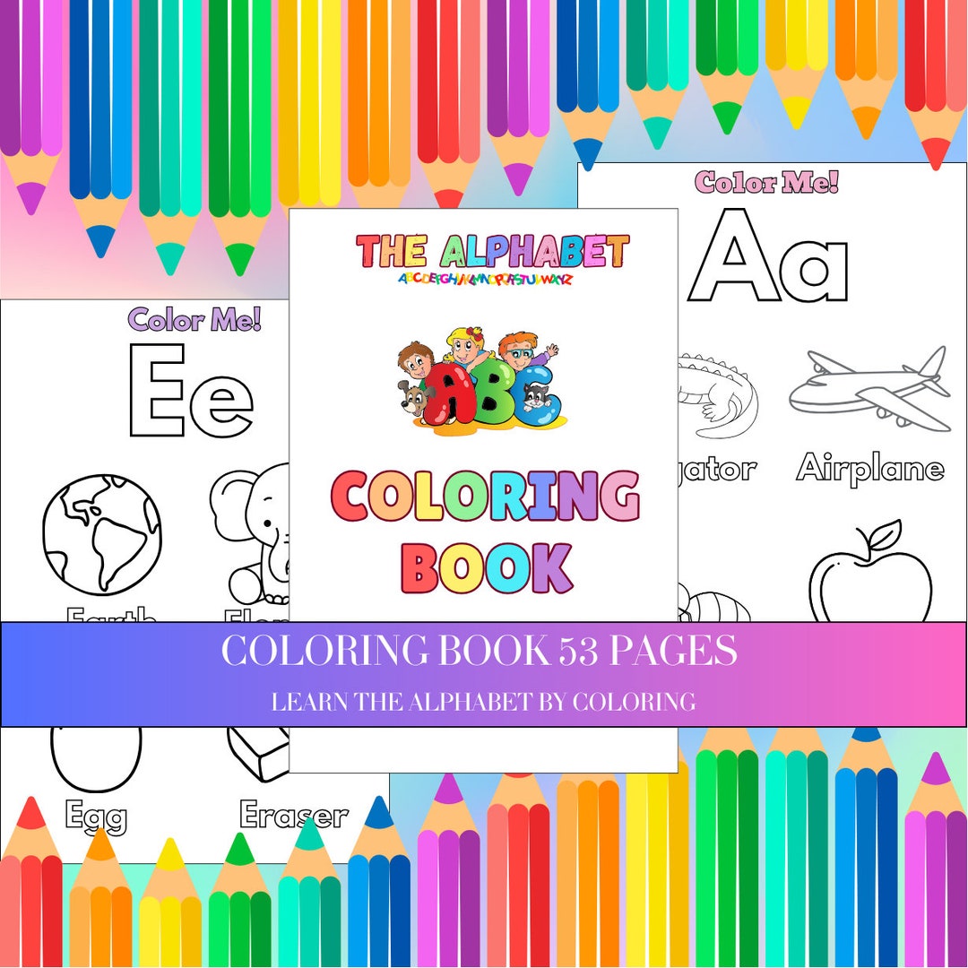 ABC Adventure: Fun Alphabet Coloring Book for Kids | Printable A-Z ...