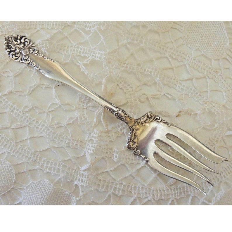 William Rogers Meat Fork Marked W R Keystone Large Serving - Etsy