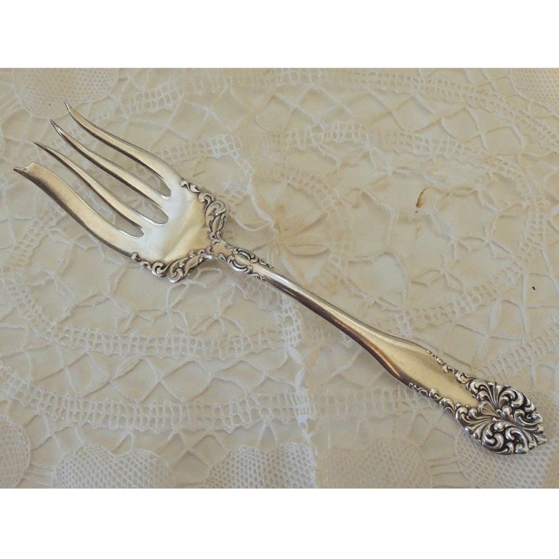 William Rogers Meat Fork Marked W R Keystone Large Serving - Etsy
