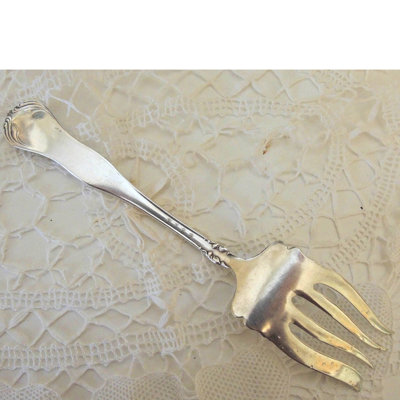 William Rogers Meat Fork Marked W R Keystone Large Serving - Etsy