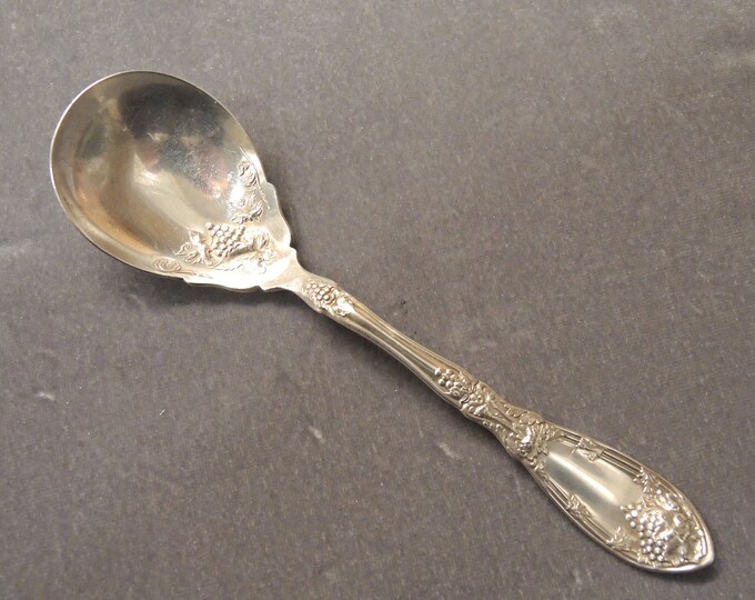 1881 Rogers La Vigne Grape Pattern Sugar Spoon. Silver Plate Sugar ...