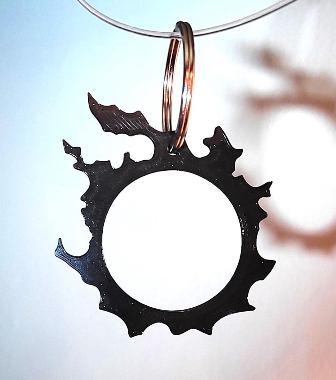 Final Fantasy 14 FFXIV Meteor Logo Keychain Charm Ornament - Etsy