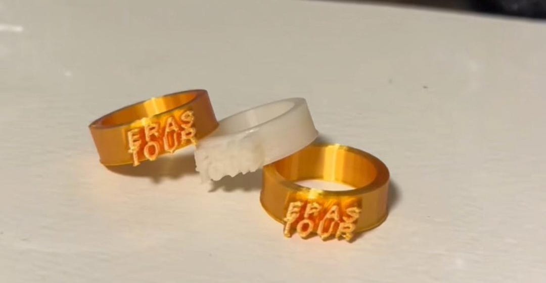 Taylor Swift the Eras Tour Ring 3D Print - Etsy