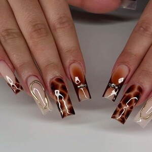 Elegant Exotic Nail Art Designs Wedding Nails , Hand Painted Gel Nails ...