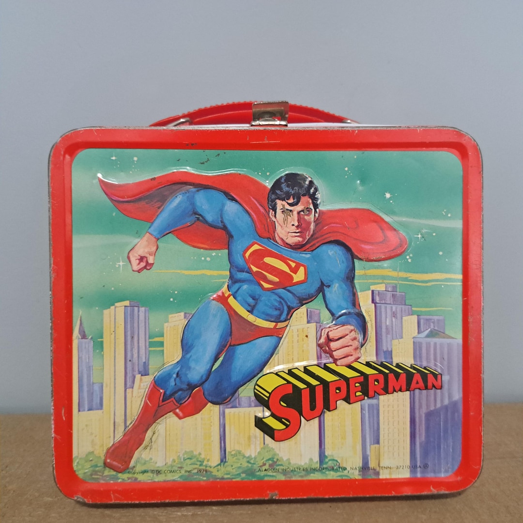 Vintage 1978 Superman Lunchbox - Etsy