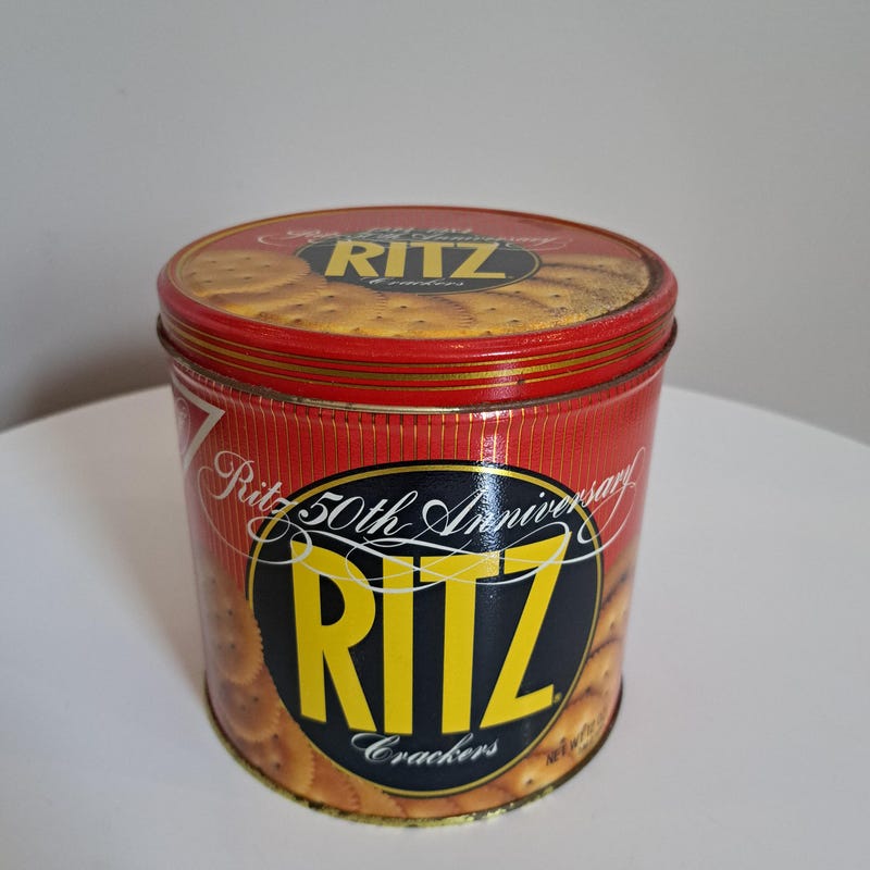 Ritz Cracker Tin - Etsy
