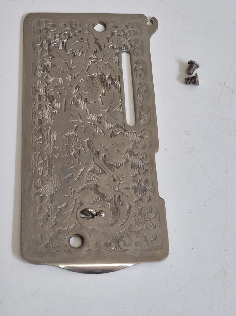 Vintage Singer 128 Sewing Machine Face Plate and Rear Cover Plates With ...