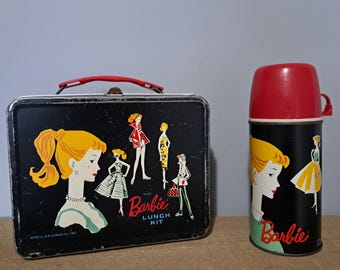 Vintage Barbie Thermos, Mattel 1960s , Barbie Lunchbox, Retro Barbie ...