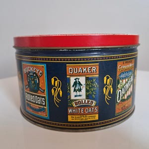 Vintage Quaker Oats Limited Edition Collector Tin 1983 With Oatmeal ...