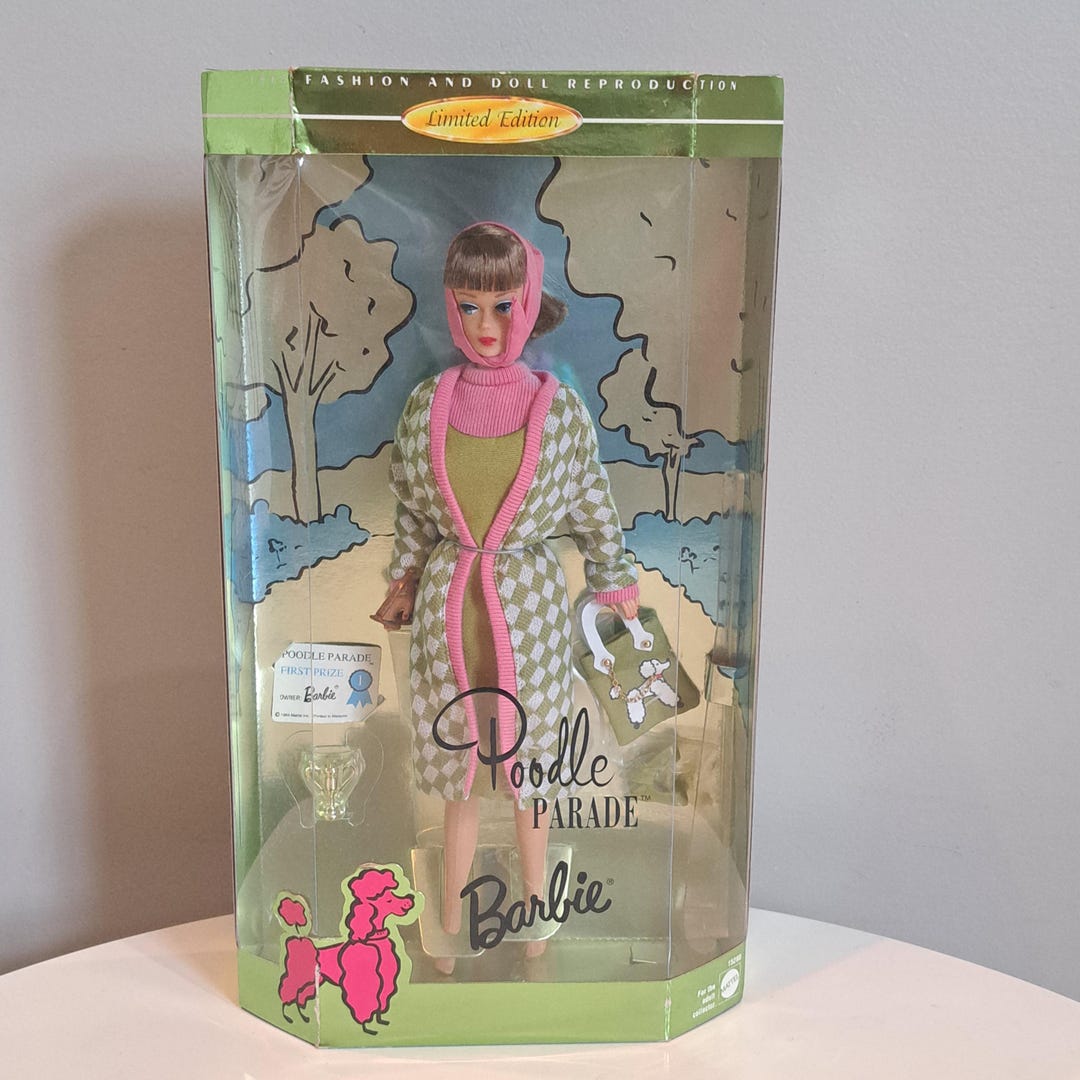 Vintage 1996 Poodle Parade Barbie Limited Edition 1965 Barbie ...