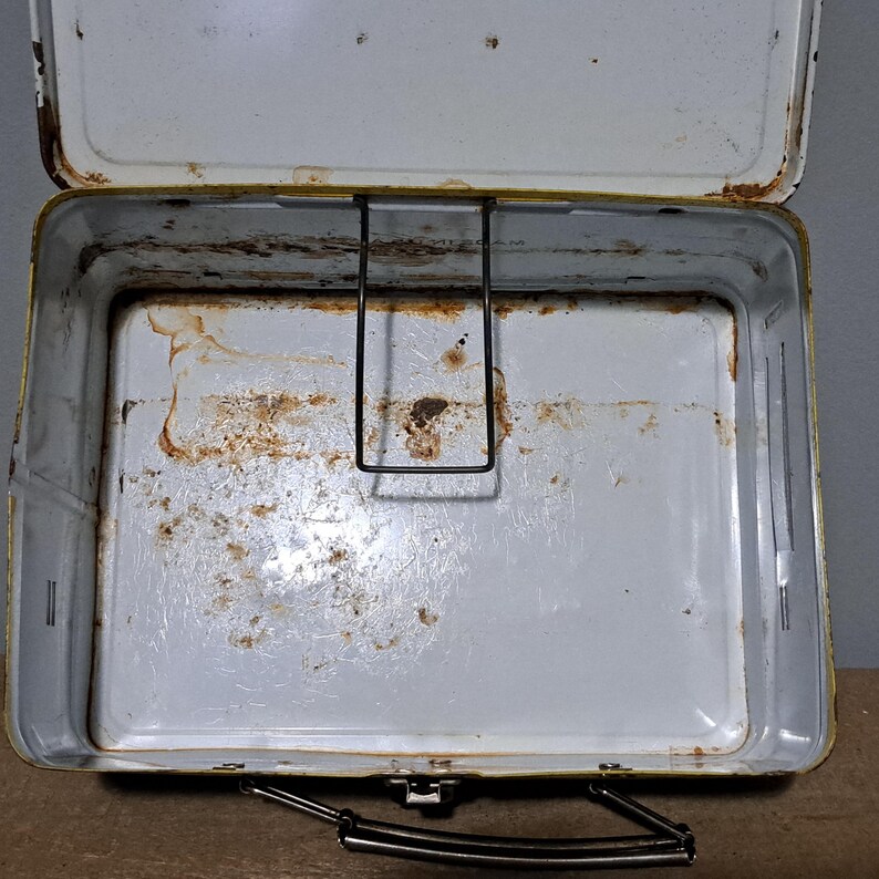 Vintage 1955 Davy Crockett at the Alamo Metal Lunchbox - Etsy