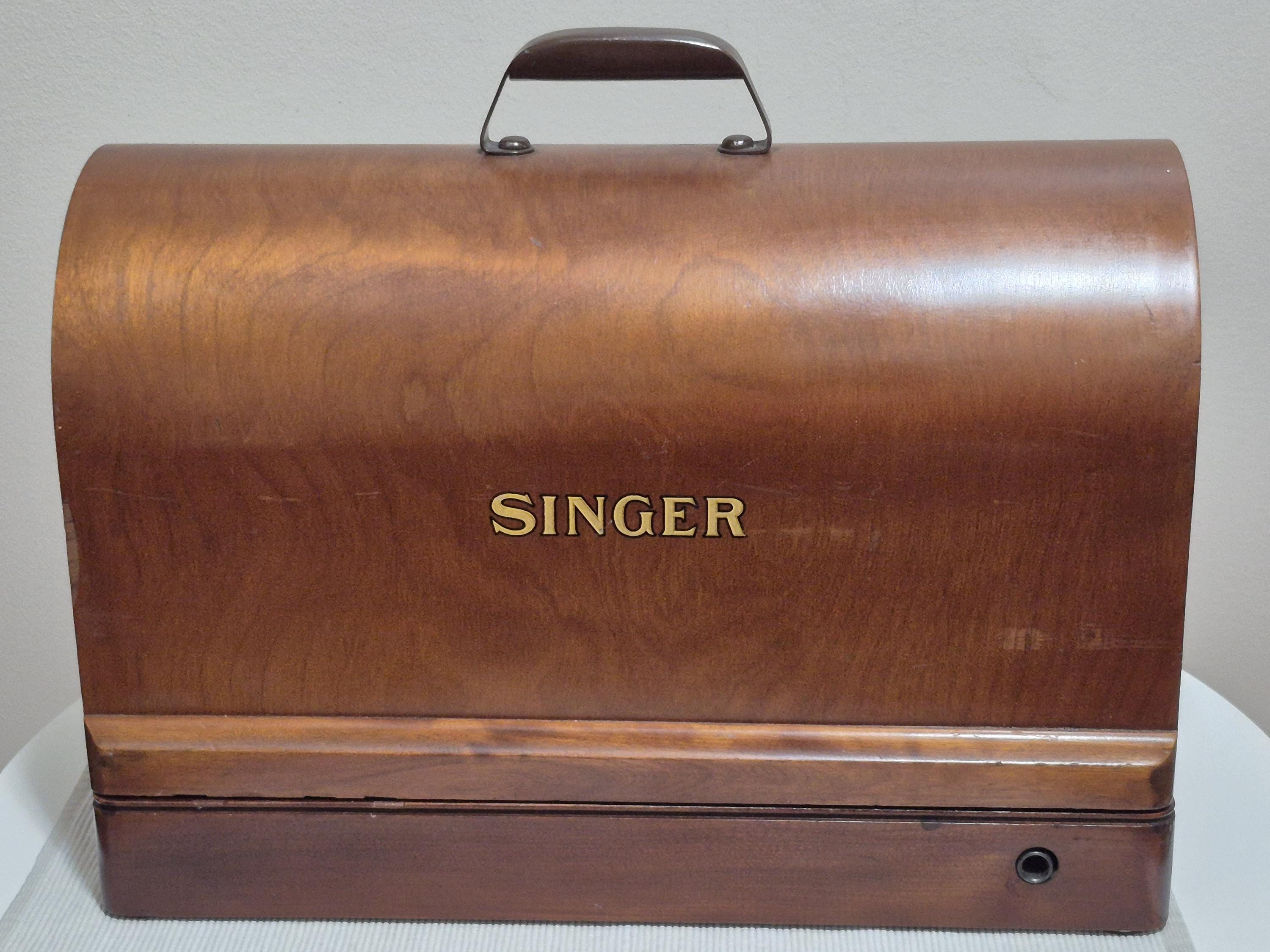 Vintage Singer Bentwood Sewing Machine Box - 3/4 Size (not Full Size ...