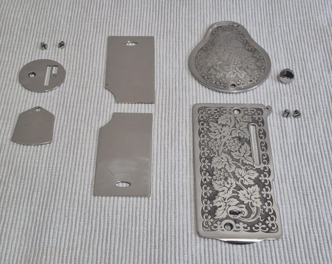Vintage Singer Rear Back Slide Plate 54512 Singer Front Slide Plate ...